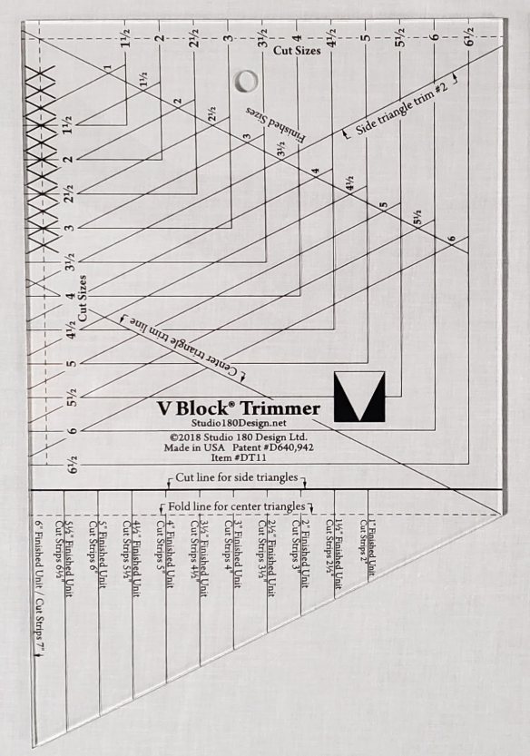 Tool Craze – V-Block Ruler – Lisa's Quilting Passion