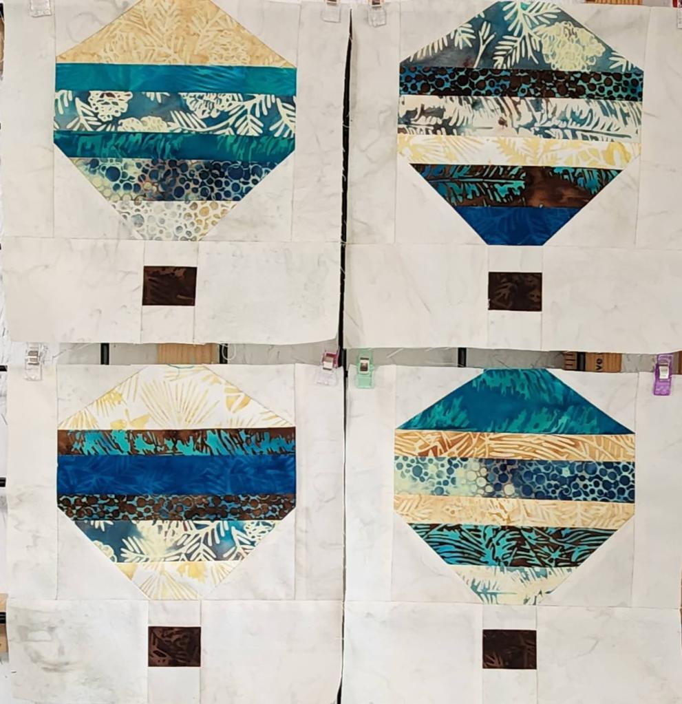 Summer Oasis Paper Pieced Quilt | Island Batik Challenge May 2024 ...