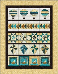 Summer Oasis Paper Pieced Quilt | Island Batik Challenge May 2024 ...