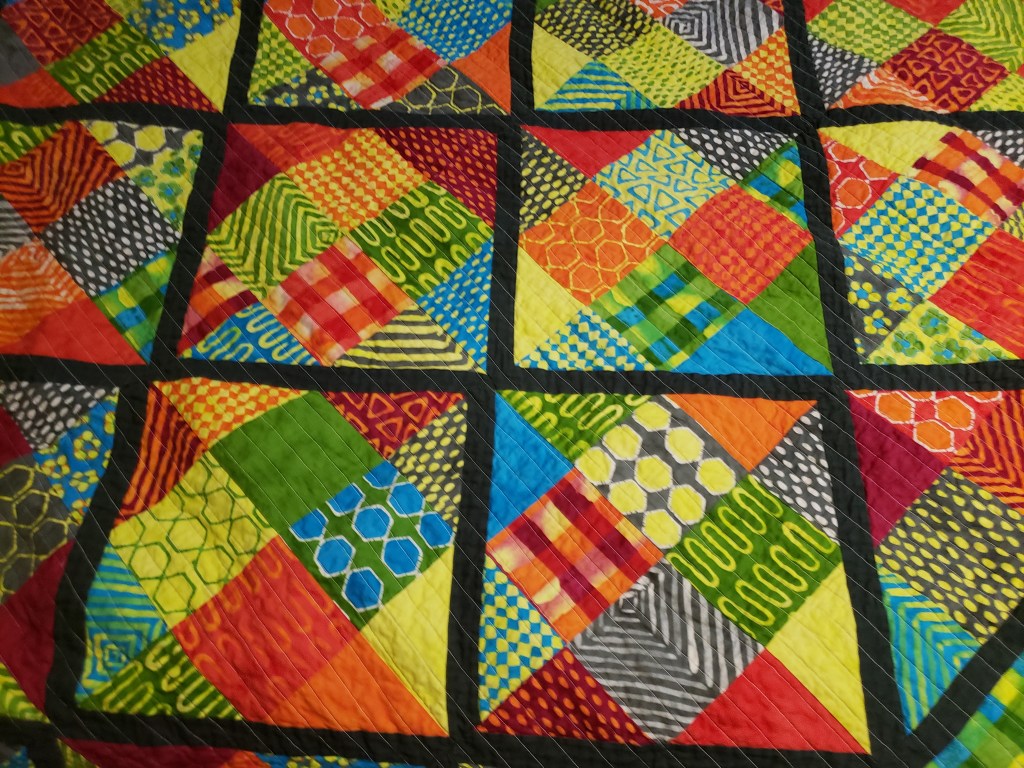 Mini-Rhombus Quilt Tutorial: Using Island Batik Fabrics and Missouri ...