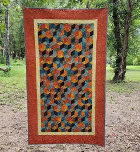 Mini-Rhombus Quilt Tutorial: Using Island Batik Fabrics and Missouri ...