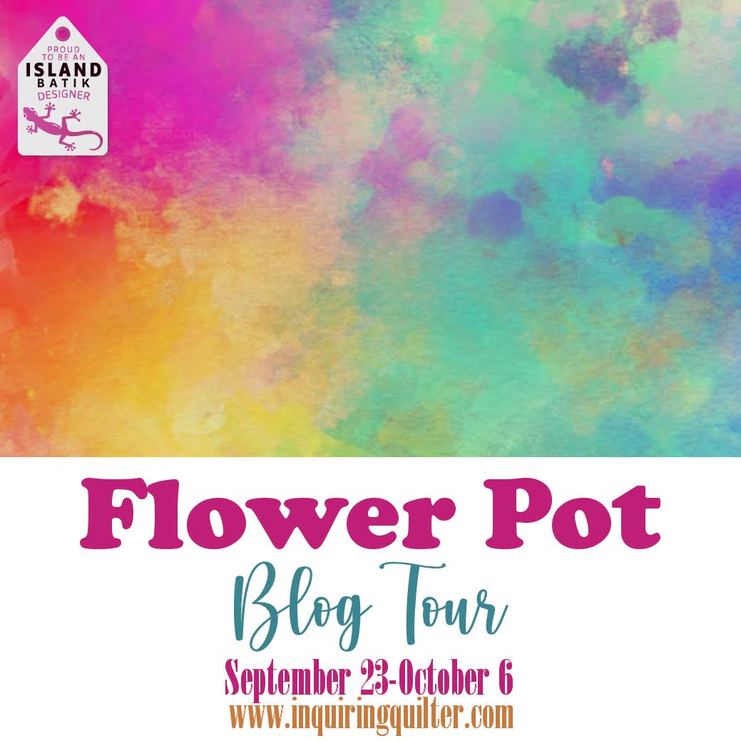Flower Pot – Blog Tour – Lisa's Quilting Passion
