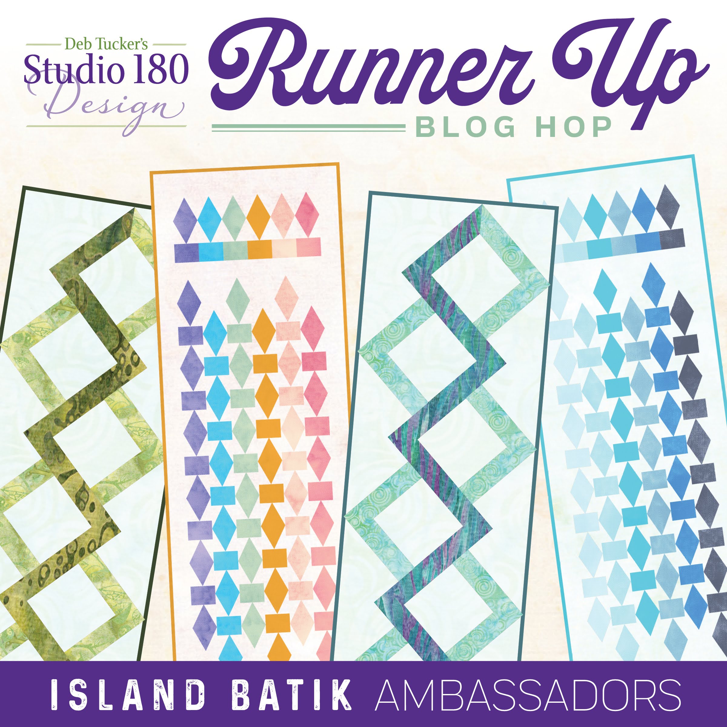 Create Stunning Table Runners Using Studio 180 Rulers – Lisa's Quilting ...