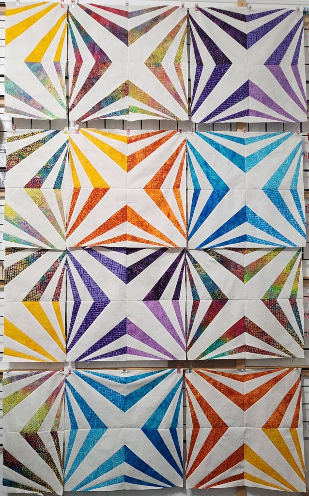 Creating a Burst Block Quilt with Island Batik Fabrics – Lisa's ...